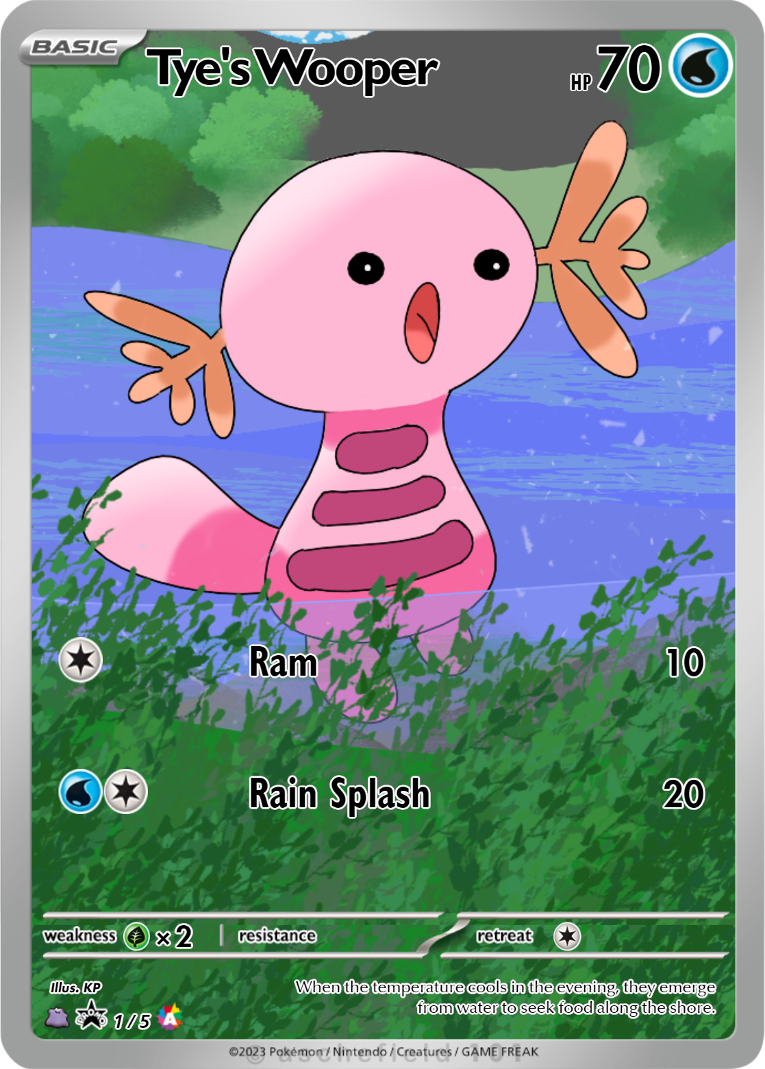 Tye's Wooper - KP17 | Pokécardmaker.net