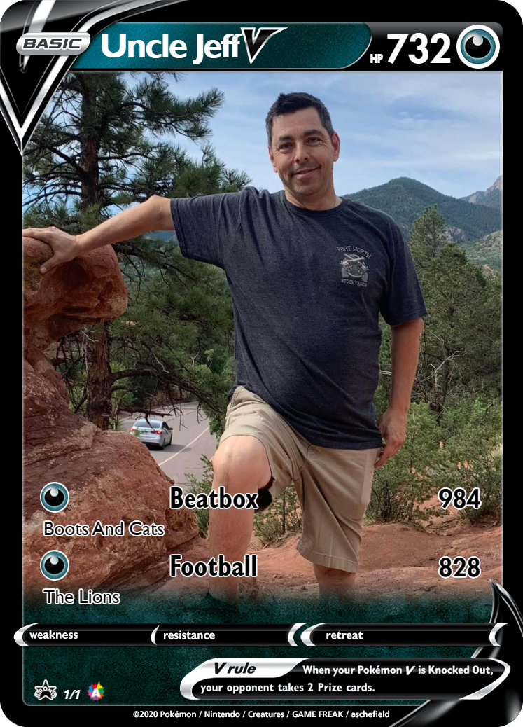 Uncle Jeff - Kactus1017 | Pokécardmaker.net