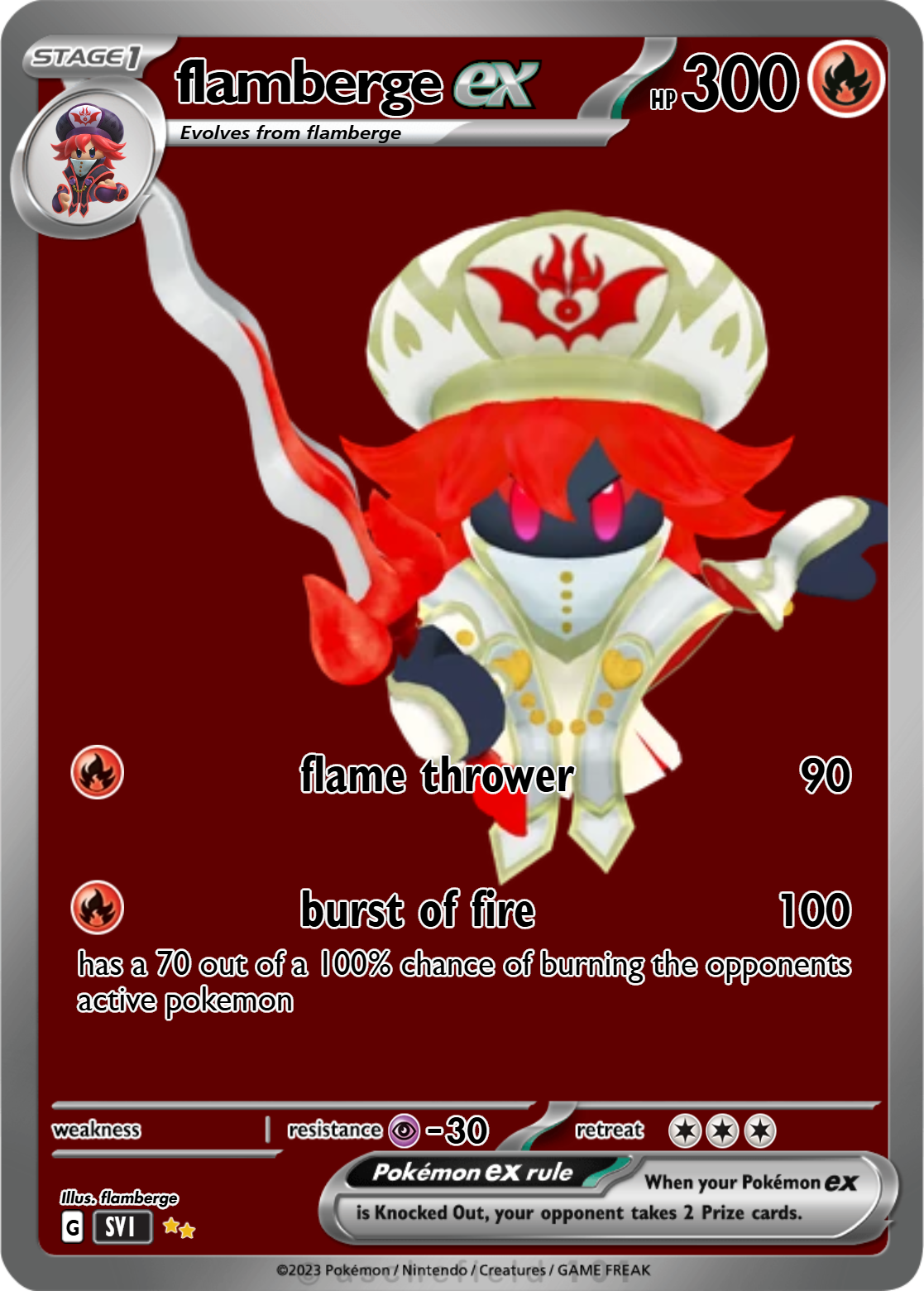 flamberge - Kagetrain | Pokécardmaker.net