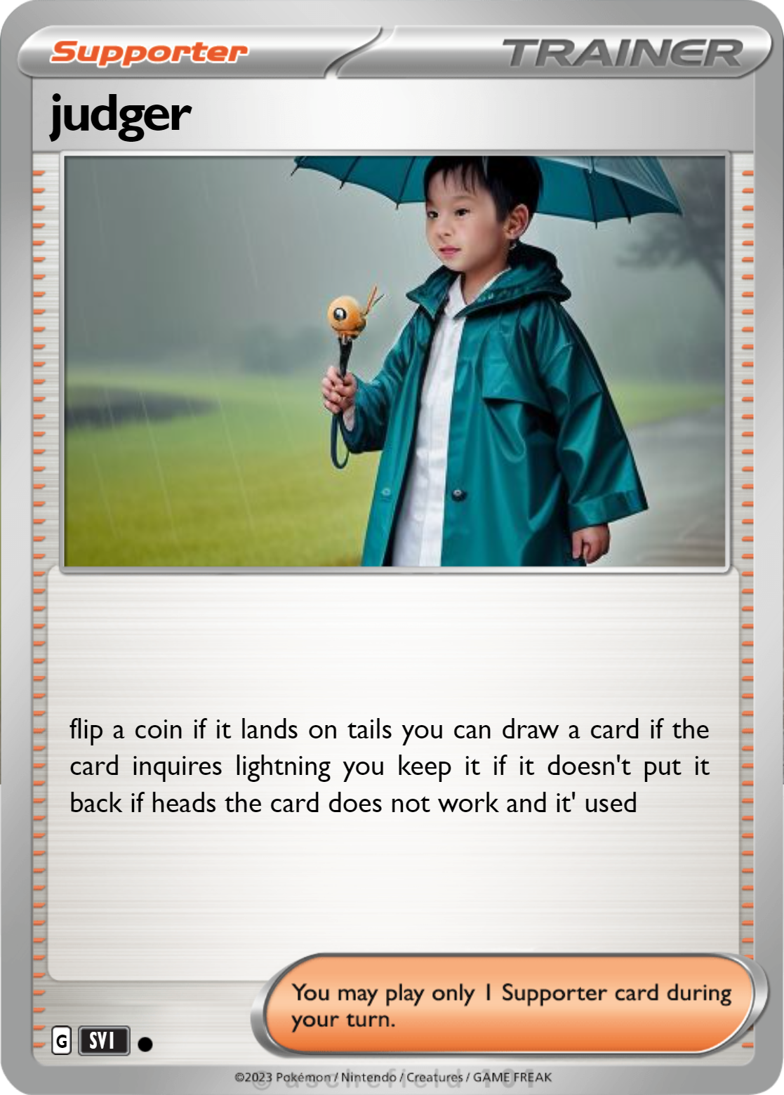 judger - Kagetrain | Pokécardmaker.net