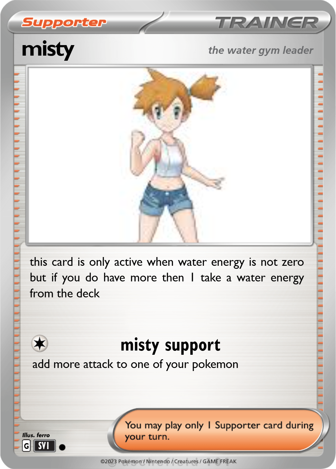 misty - Kagetrain | Pokécardmaker.net