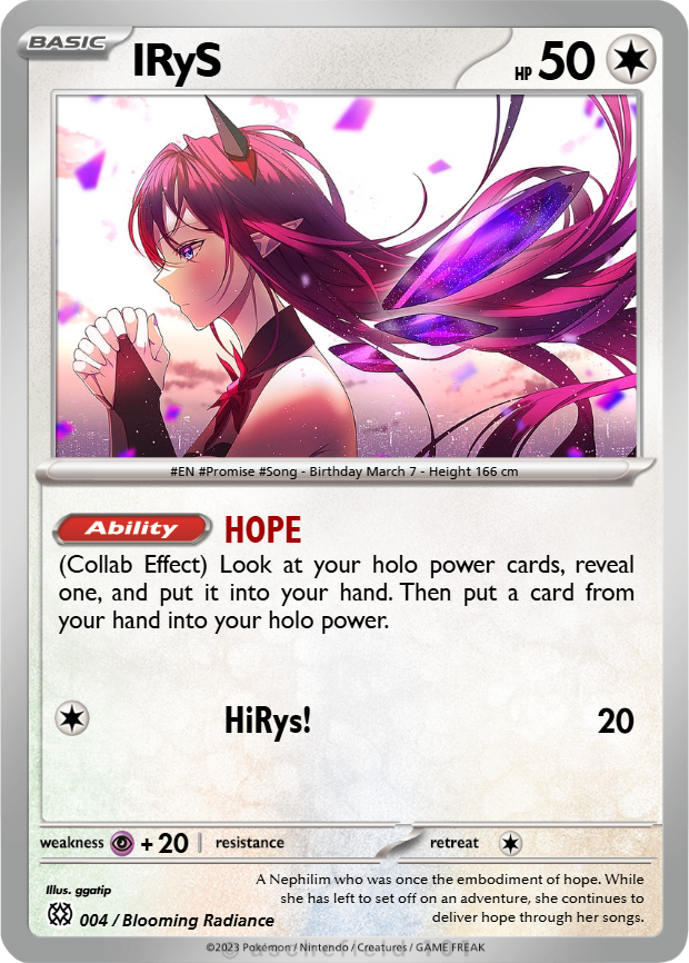 IRyS - Kair0s1 | Pokécardmaker.net