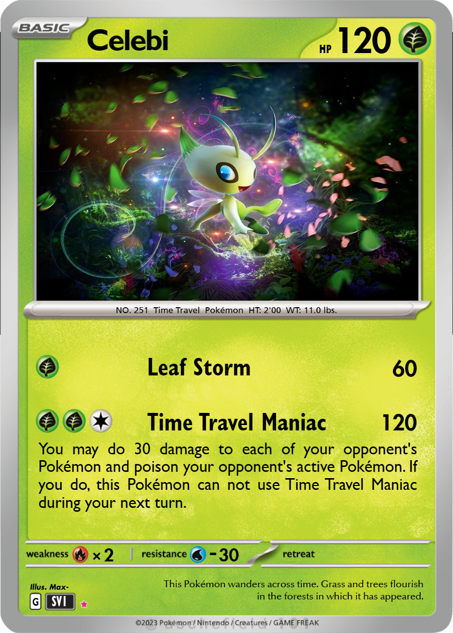 Celebi - Kaithepikachu | Pokécardmaker.net