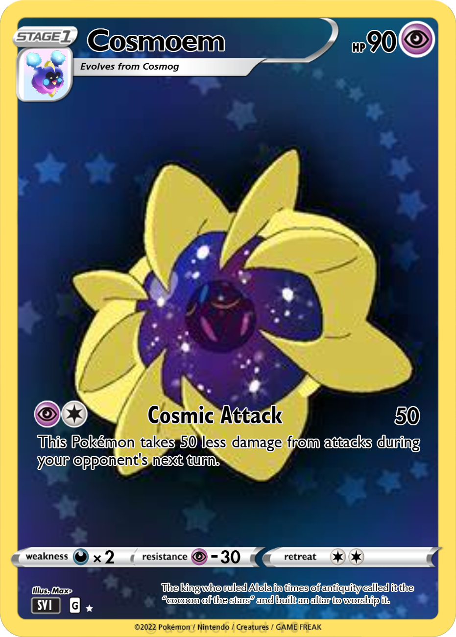 Cosmoem - Kaithepikachu | Pokécardmaker.net