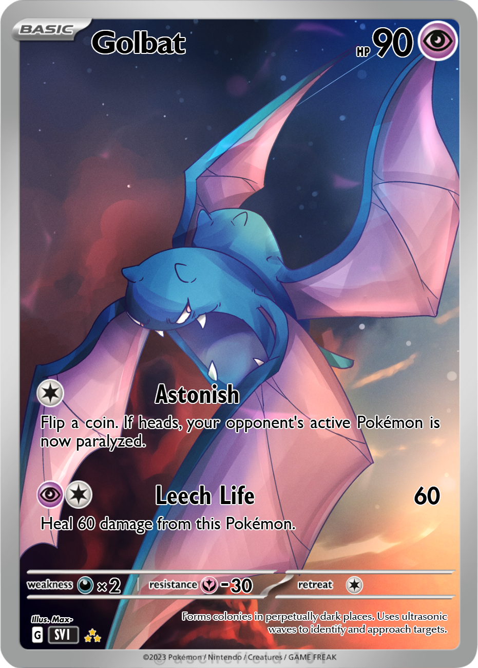 Golbat - Kaithepikachu | Pokécardmaker.net