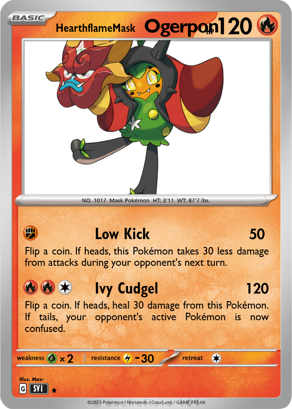 Ogerpon - Kaithepikachu | Pokécardmaker.net