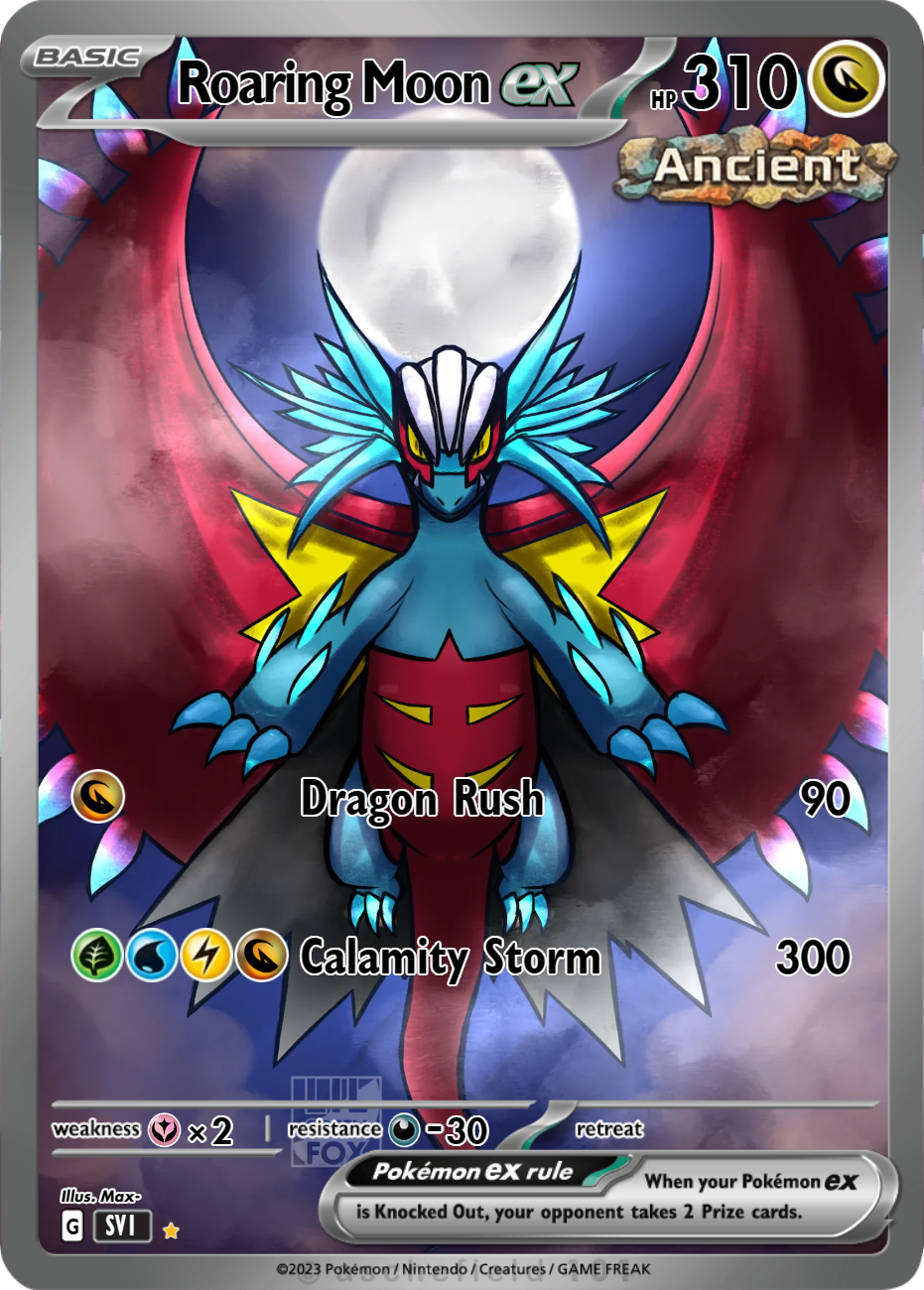 Roaring Moon - Kaithepikachu | Pokécardmaker.net