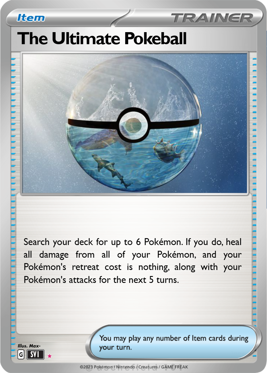 The Ultimate Pokeball - Kaithepikachu | Pokécardmaker.net