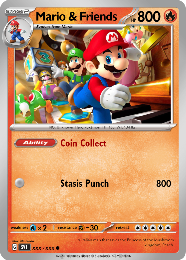 Mario & Friends - Kameki | Pokécardmaker.net