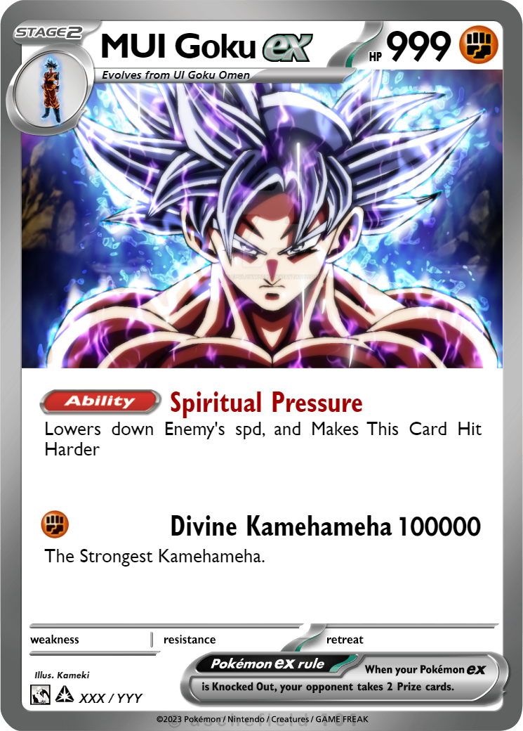 MUI Goku - Kameki | Pokécardmaker.net