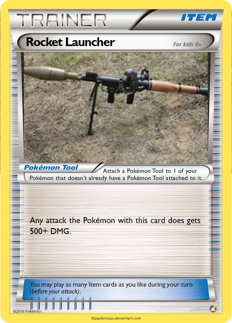 Rocket Launcher - KandyKorn123 | Pokécardmaker.net