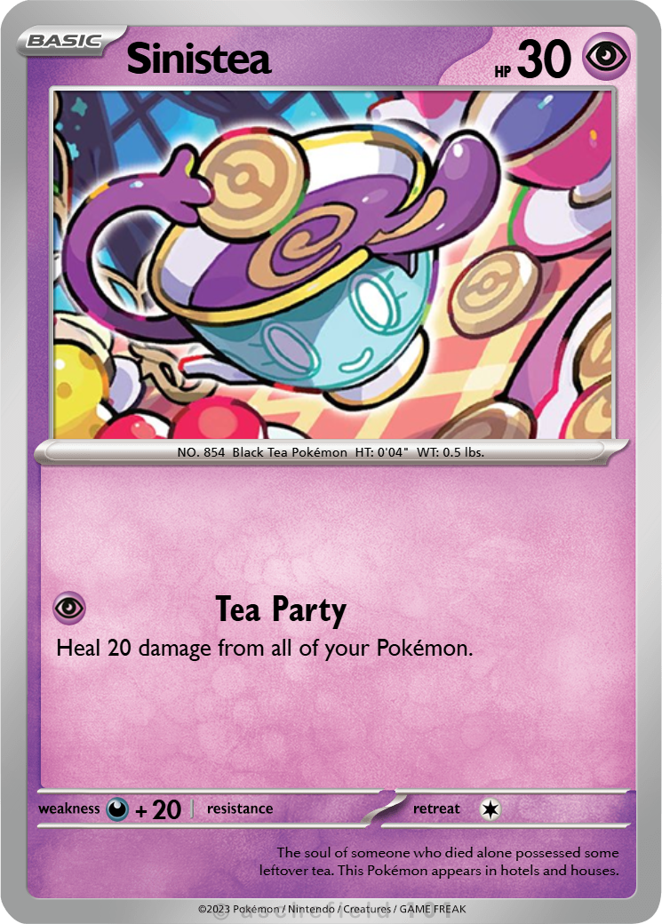 Sinistea - Kapuze11 | Pokécardmaker.net