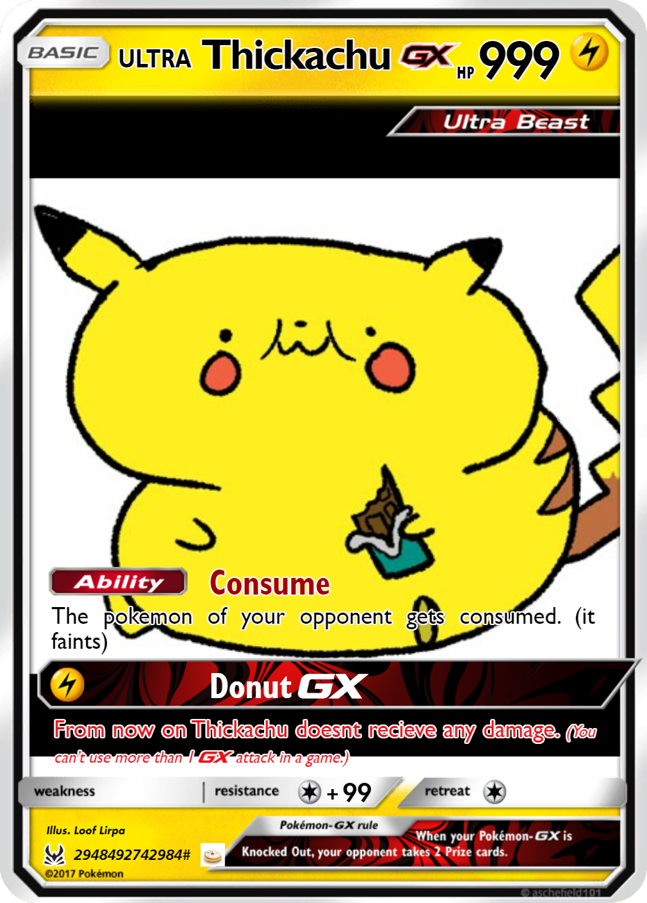 Thickachu - Kawaii-chanuwu | Pokécardmaker.net
