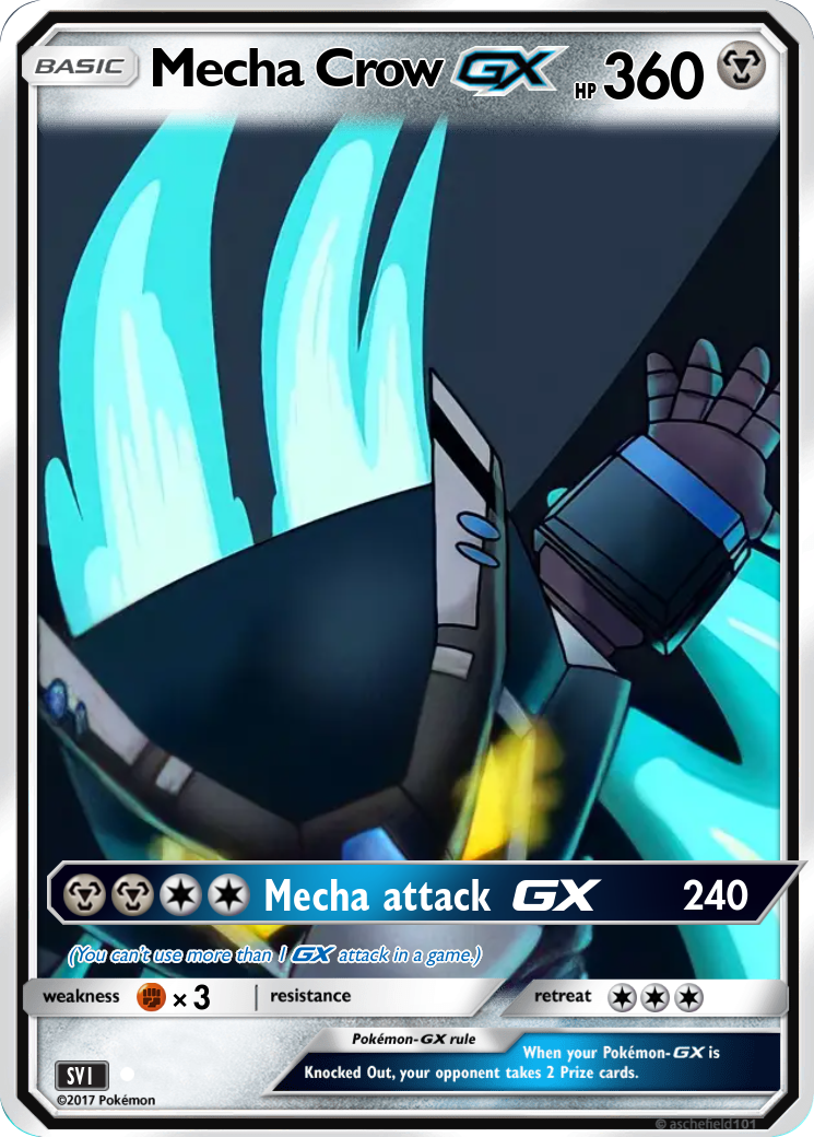 Mecha Crow - KhaledK | Pokécardmaker.net