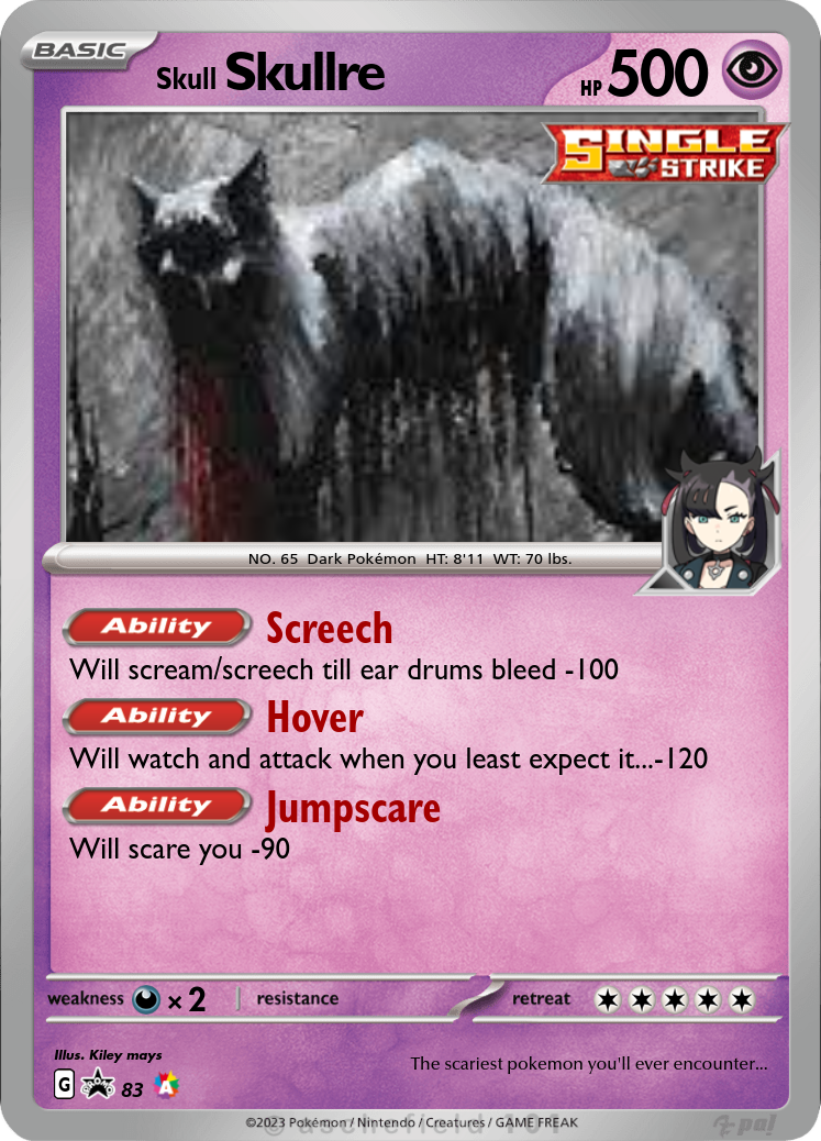 Skullre - Kiley_Pokemon | Pokécardmaker.net