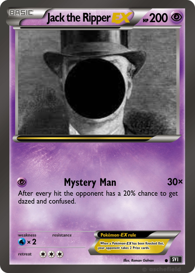 Jack the Ripper - KillerLover | Pokécardmaker.net