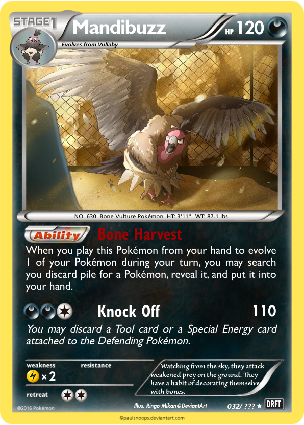 Mandibuzz - KingKal | Pokécardmaker.net