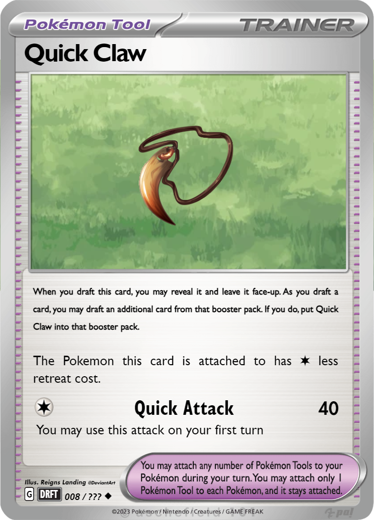 Quick Claw - KingKal | Pokécardmaker.net