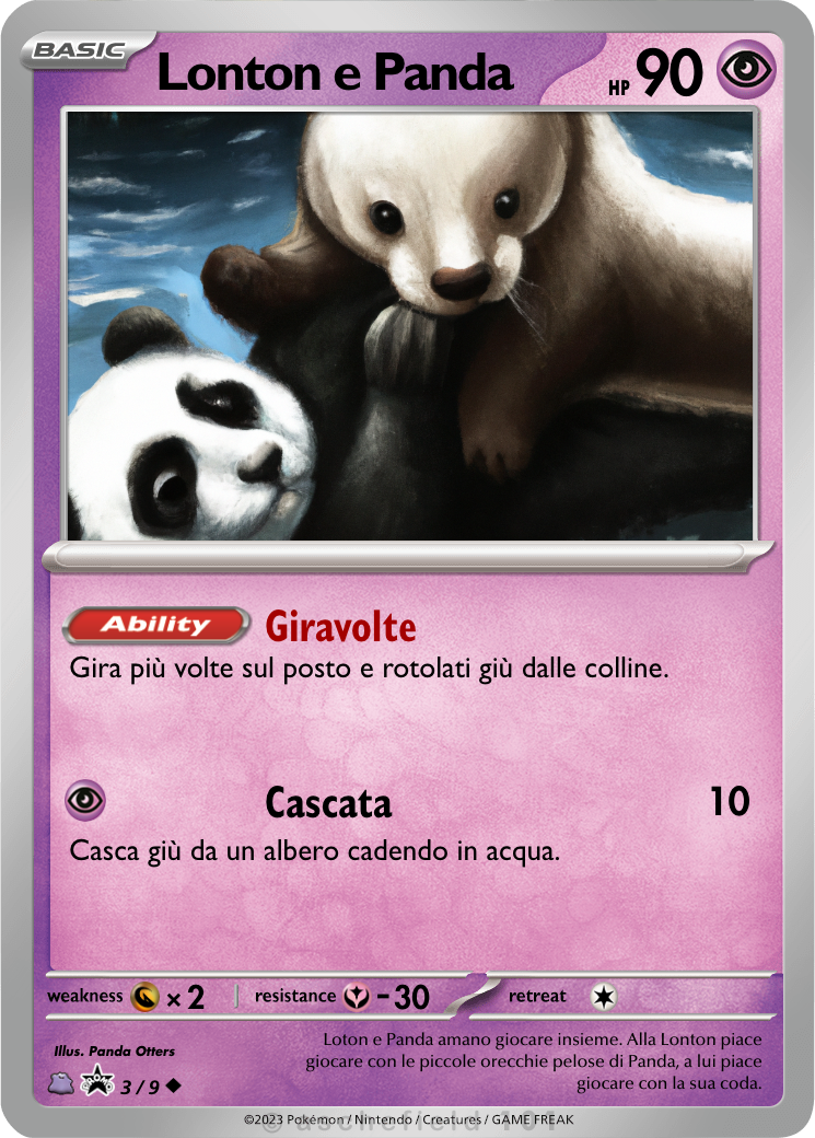 Lonton e Panda - Kino | Pokécardmaker.net