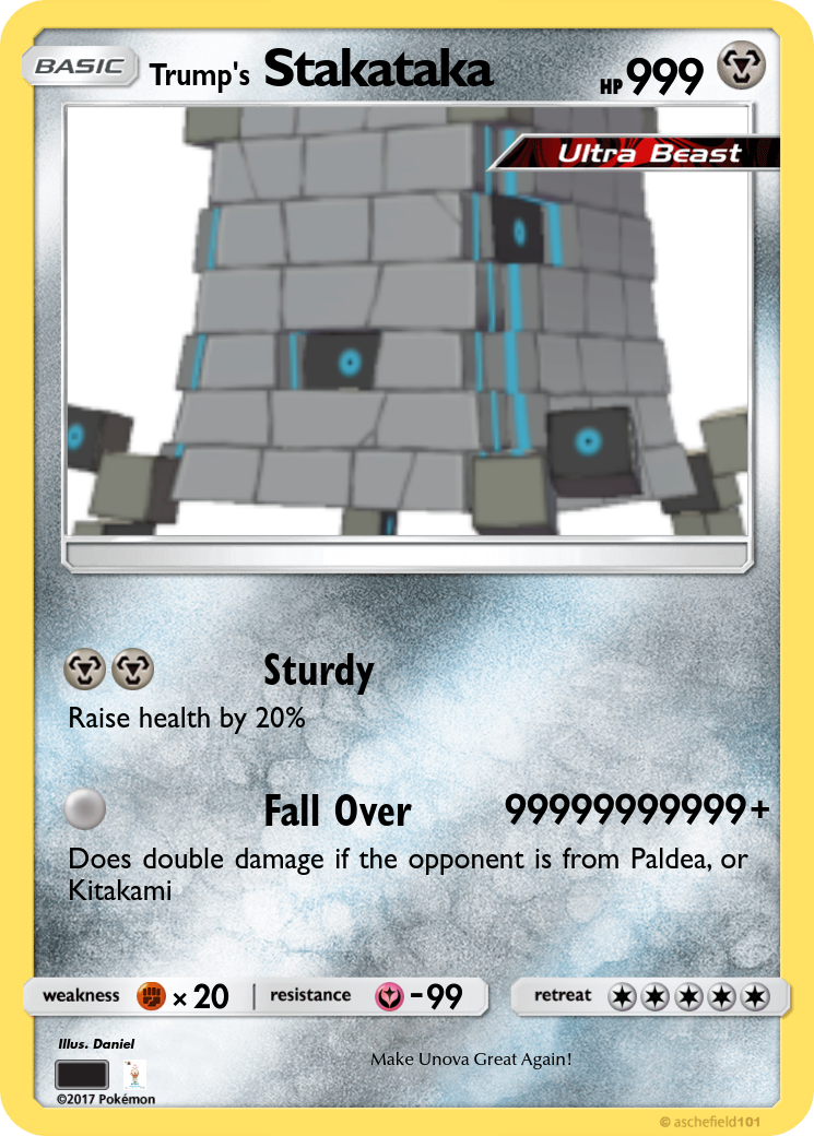 Stakataka - Kirbytime100 | Pokécardmaker.net