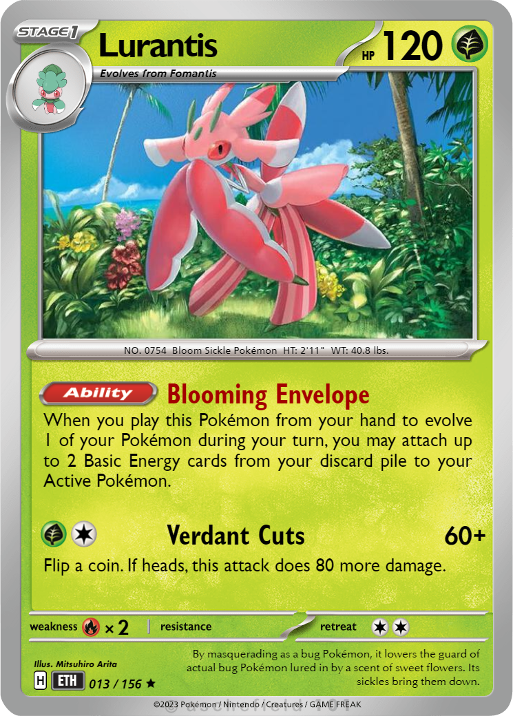 Lurantis - Knight | Pokécardmaker.net
