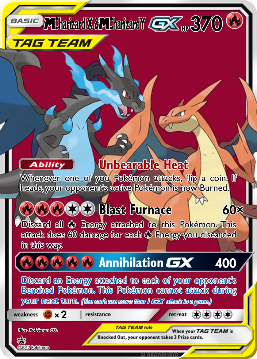 [m] Charizard X & [m] Charizard Y - Knwol | Pokécardmaker.net