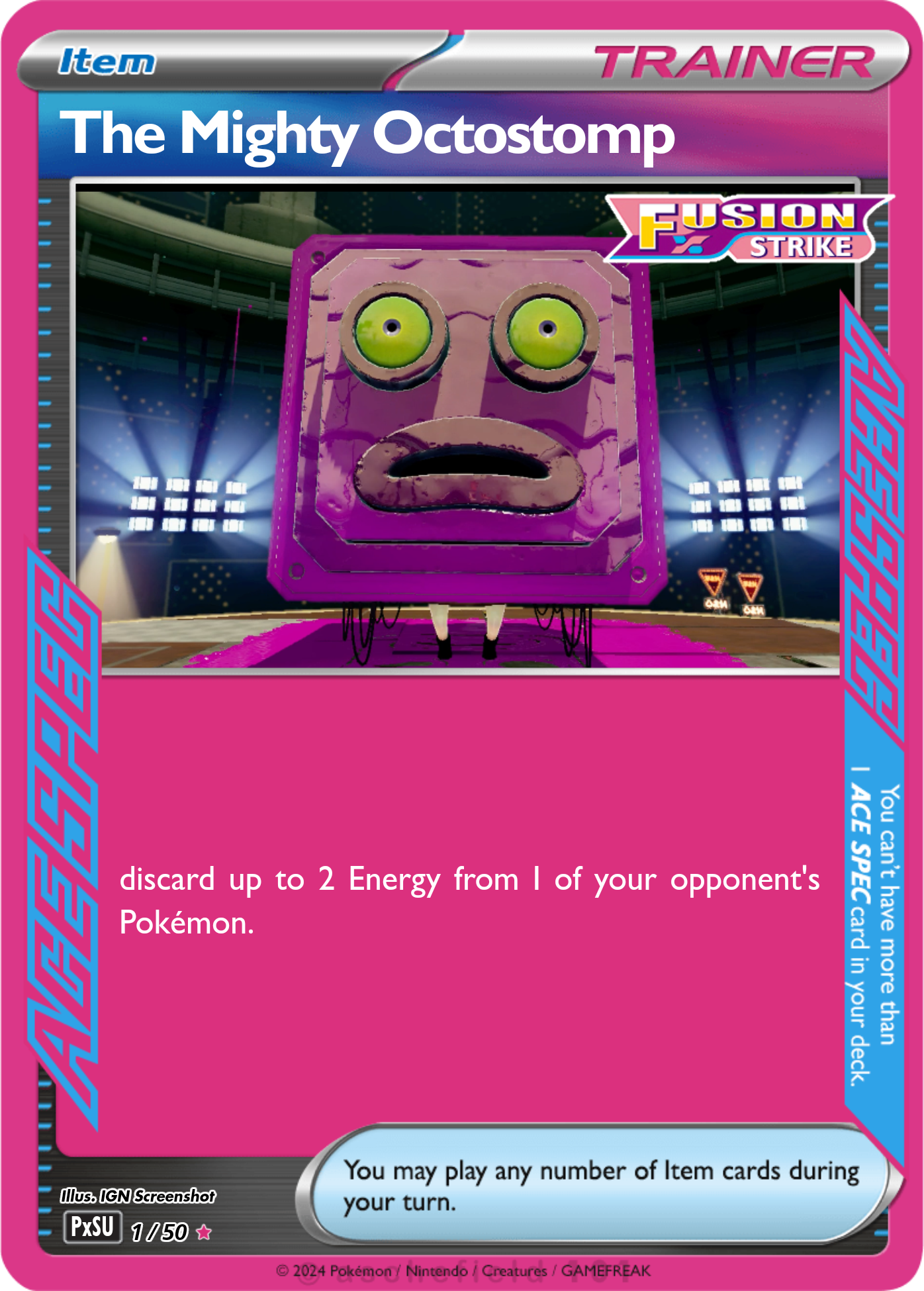 The Mighty Octostomp - Korokguy1987 | Pokécardmaker.net