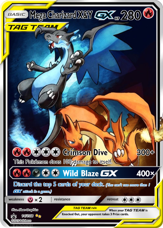 Mega Charizard X&Y - KranzyX | Pokécardmaker.net