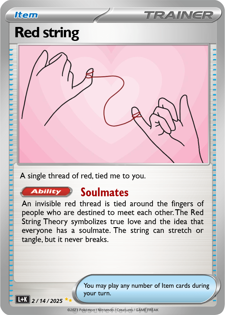Red string - Krusso2422 | Pokécardmaker.net