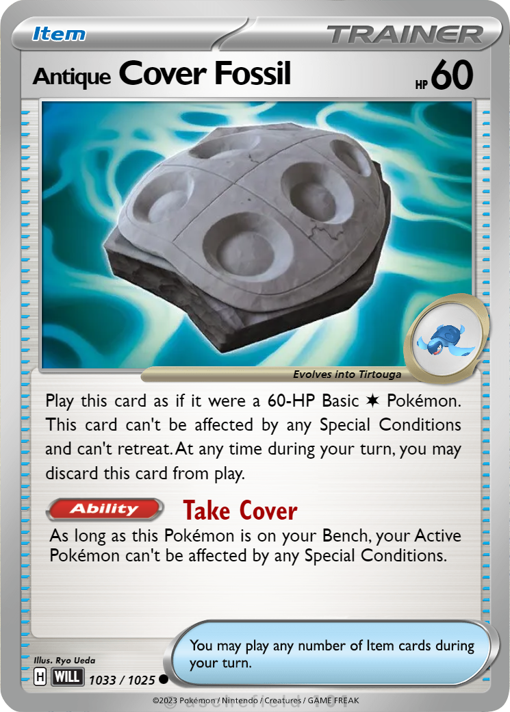 ==Antique== Cover Fossil - Krypton1986 | Pokécardmaker.net