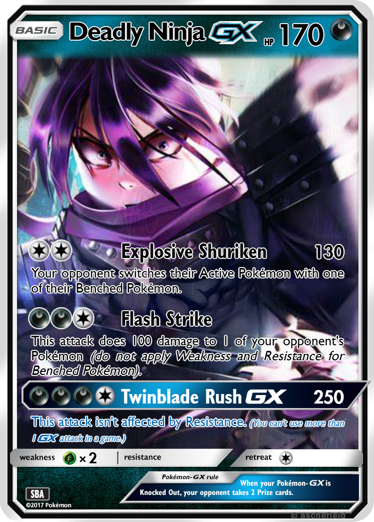 Deadly Ninja - Kryptonite | Pokécardmaker.net