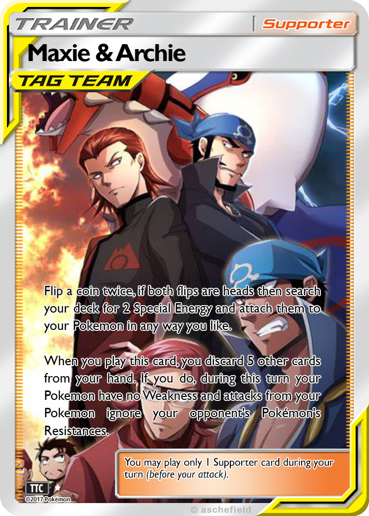 Maxie & Archie - Kryptonite | Pokécardmaker.net