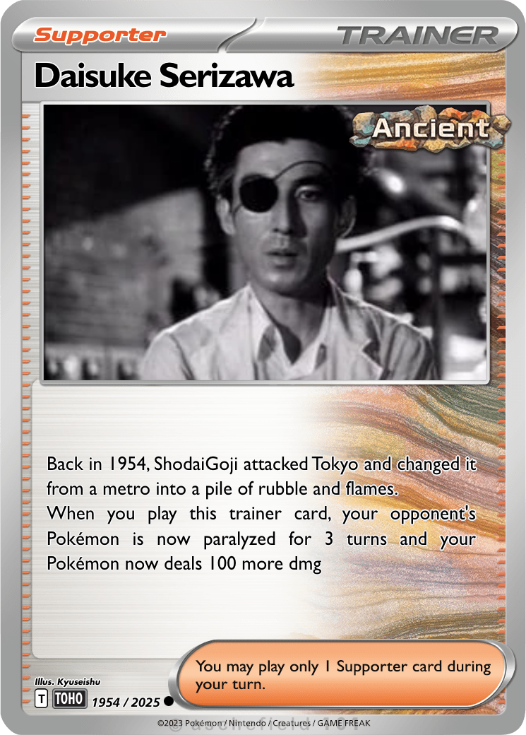 Daisuke Serizawa - Kyuseishu | Pokécardmaker.net