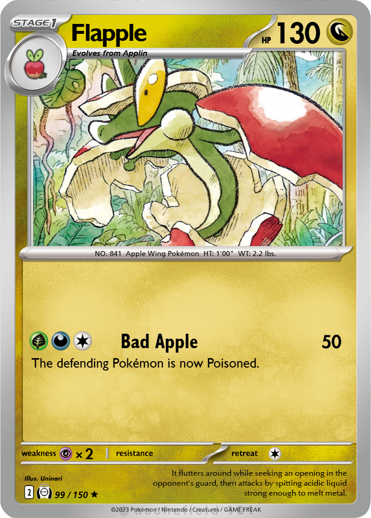 Flapple - LPBvgc | Pokécardmaker.net