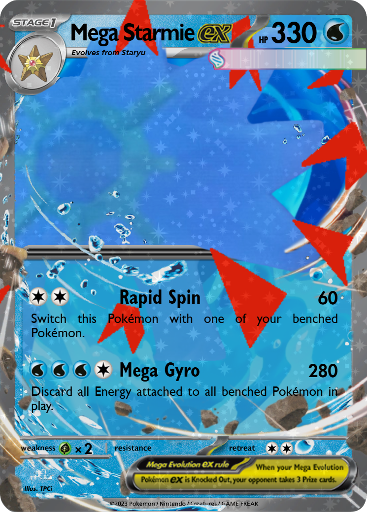 Mega Starmie - LPBvgc | Pokécardmaker.net
