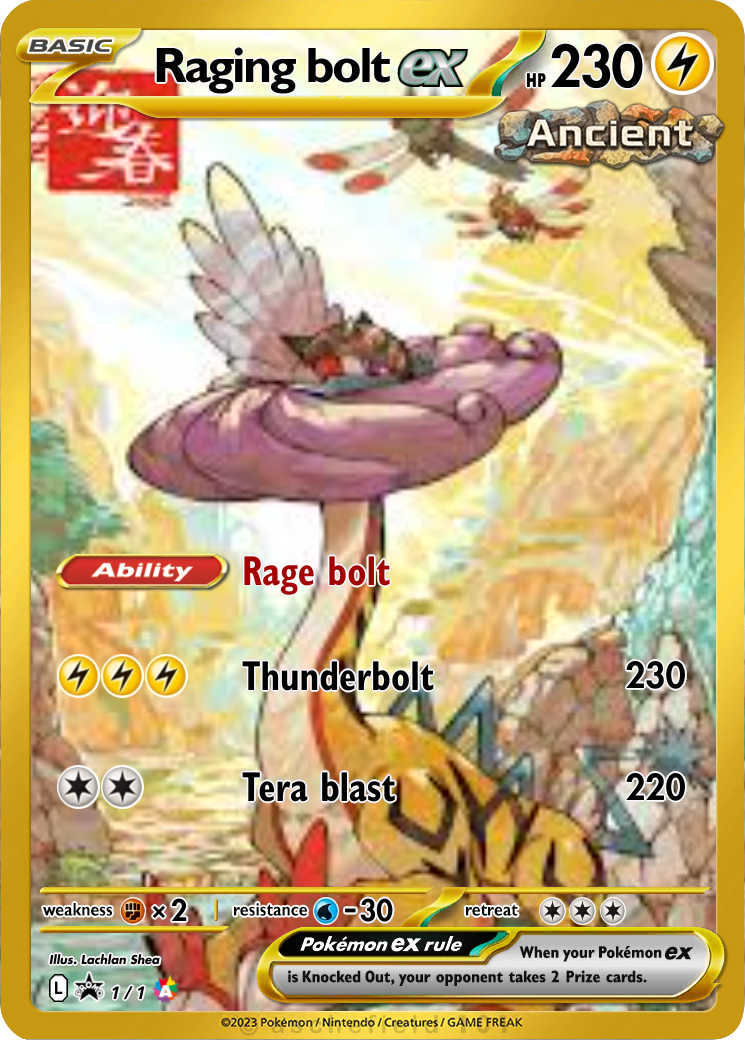 Raging bolt - LachlanShea | Pokécardmaker.net