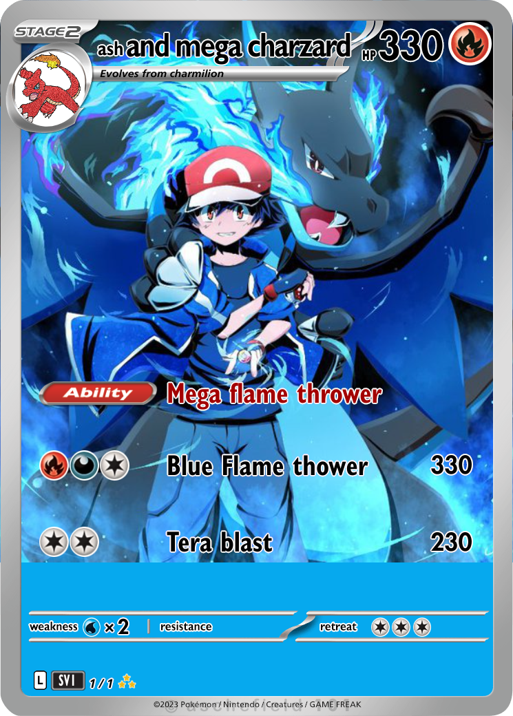 and mega charzard - LachlanShea | Pokécardmaker.net