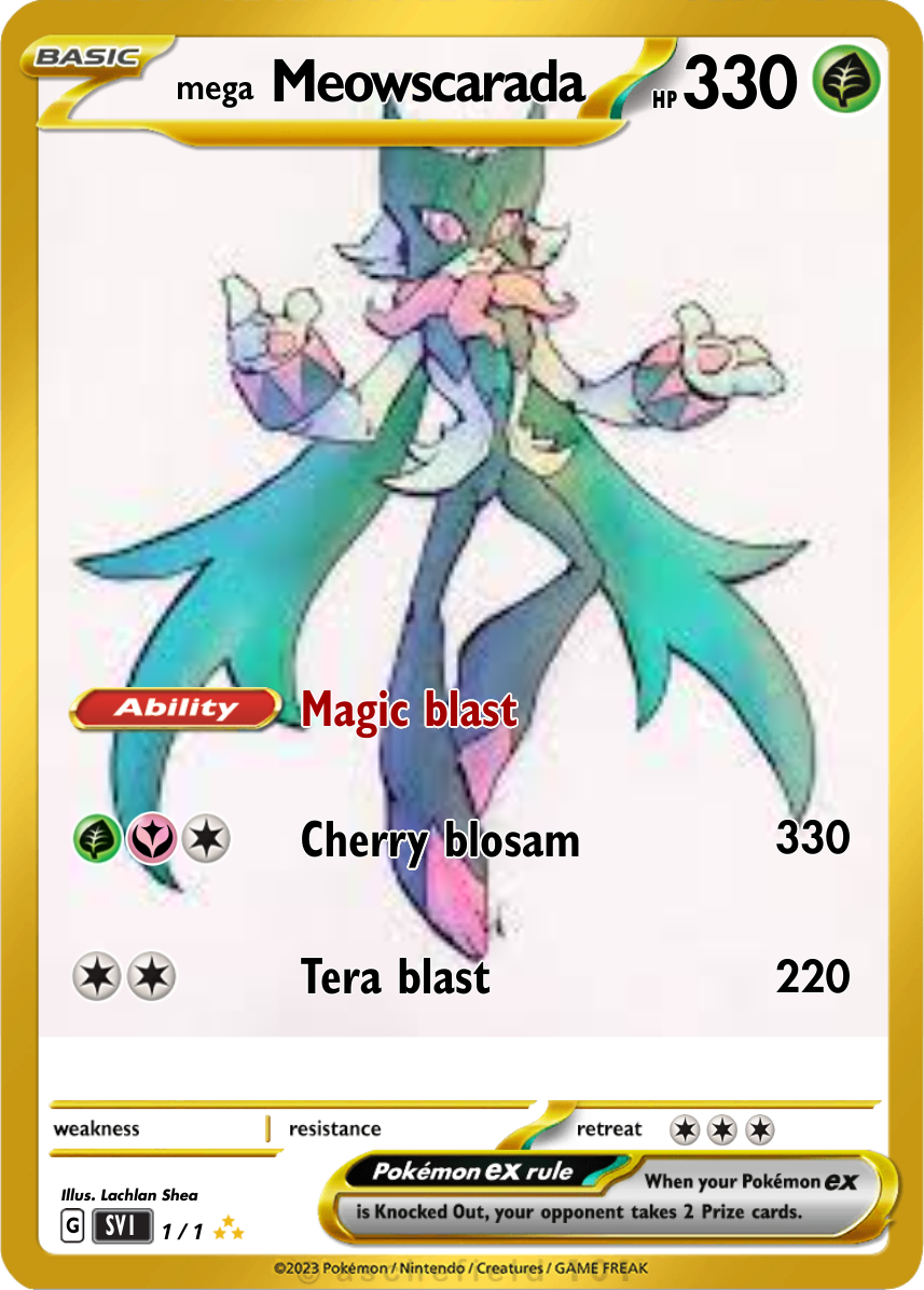 Meowscarada - LachlanShea | Pokécardmaker.net