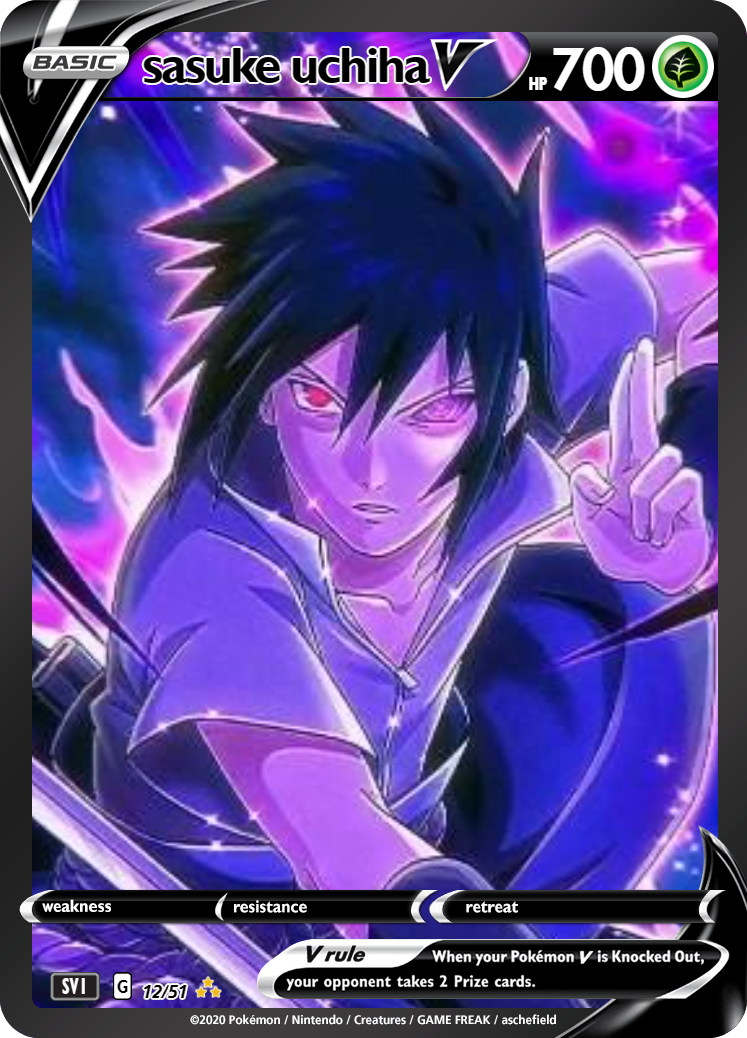 sasuke uchiha - Lahela | Pokécardmaker.net
