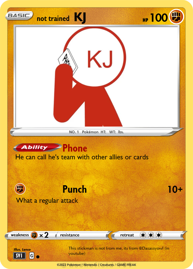 KJ - Lance4real | Pokécardmaker.net