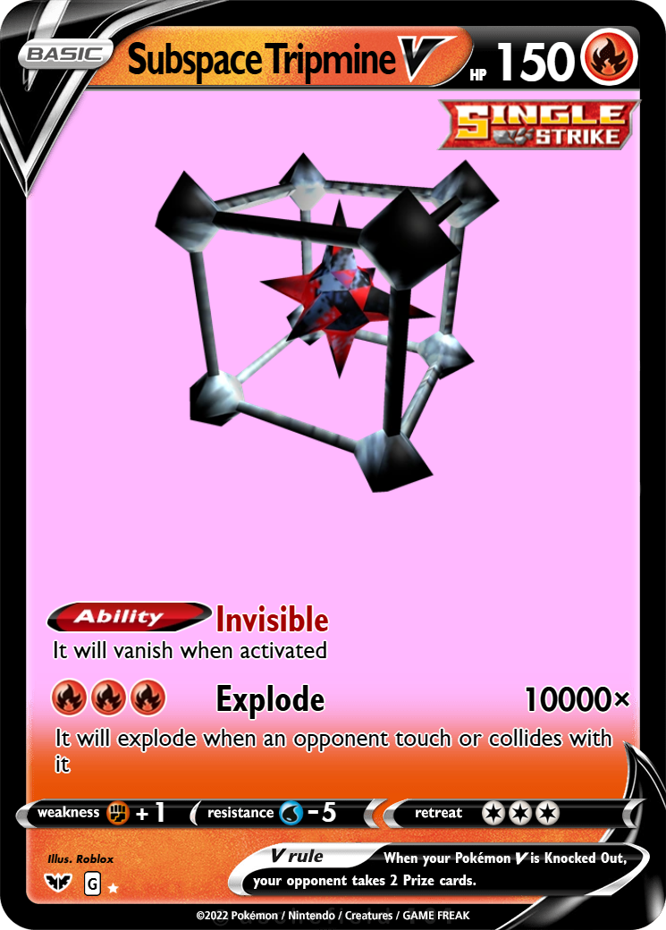 Subspace Tripmine - Lance4real | Pokécardmaker.net