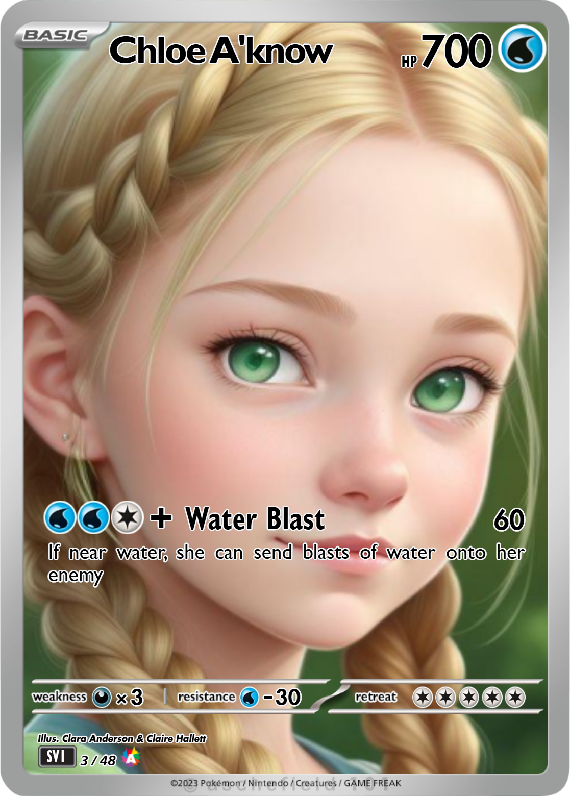 Chloe A'know - Larvakite | Pokécardmaker.net