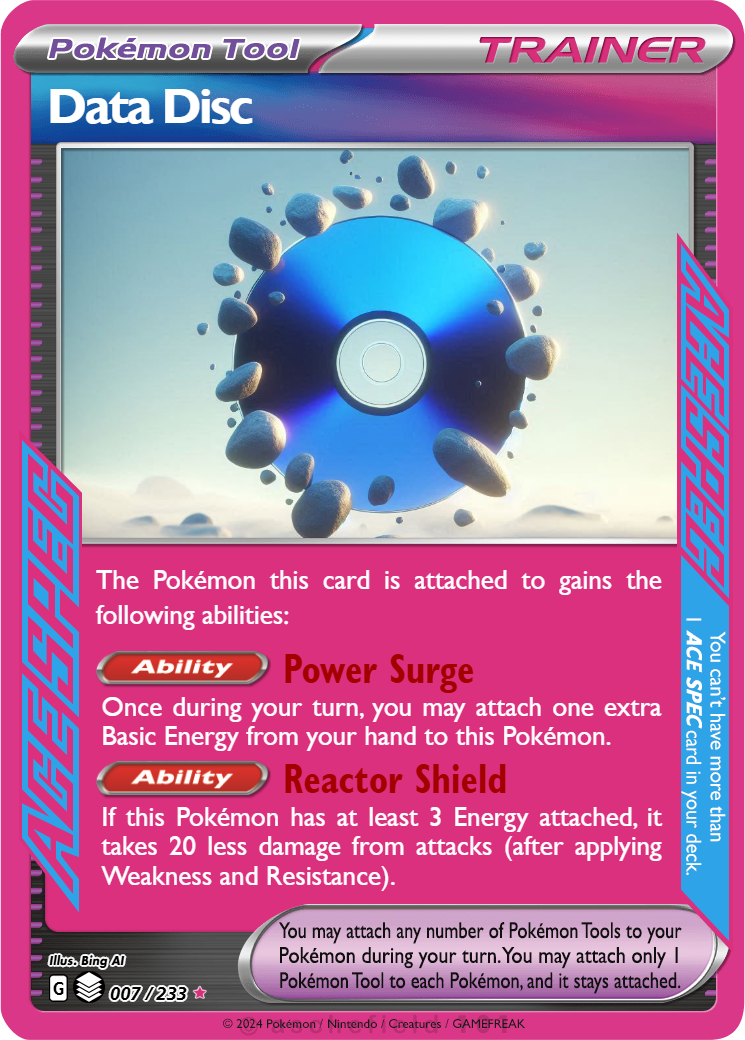 Data Disc - LeifPS | Pokécardmaker.net