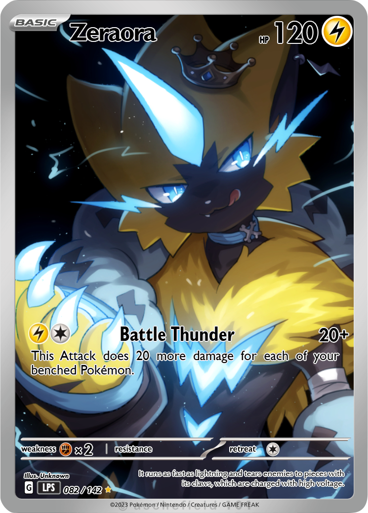 Zeraora - LeifPS | Pokécardmaker.net