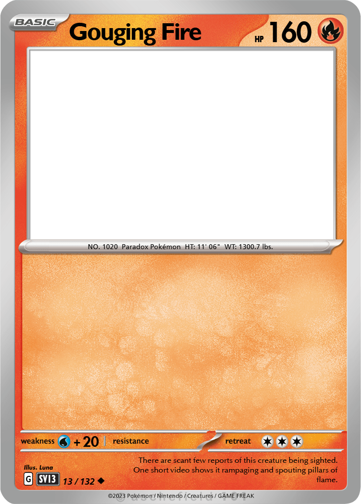 Gouging Fire - Leneyae | Pokécardmaker.net