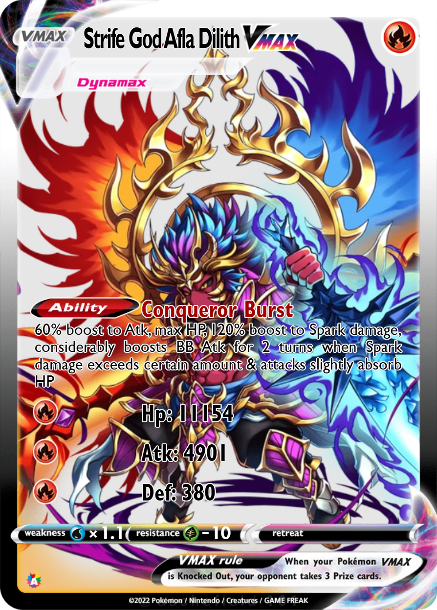 Strife God Afla Dilith - LesterKan | Pokécardmaker.net