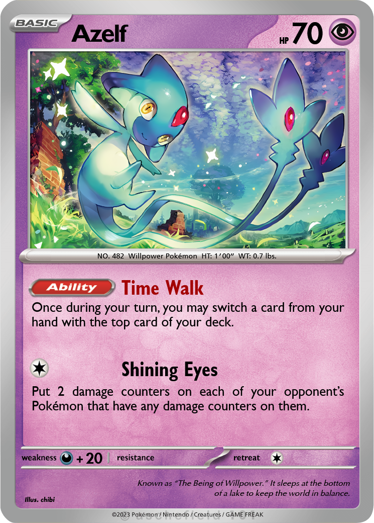 Azelf - Lignum | Pokécardmaker.net