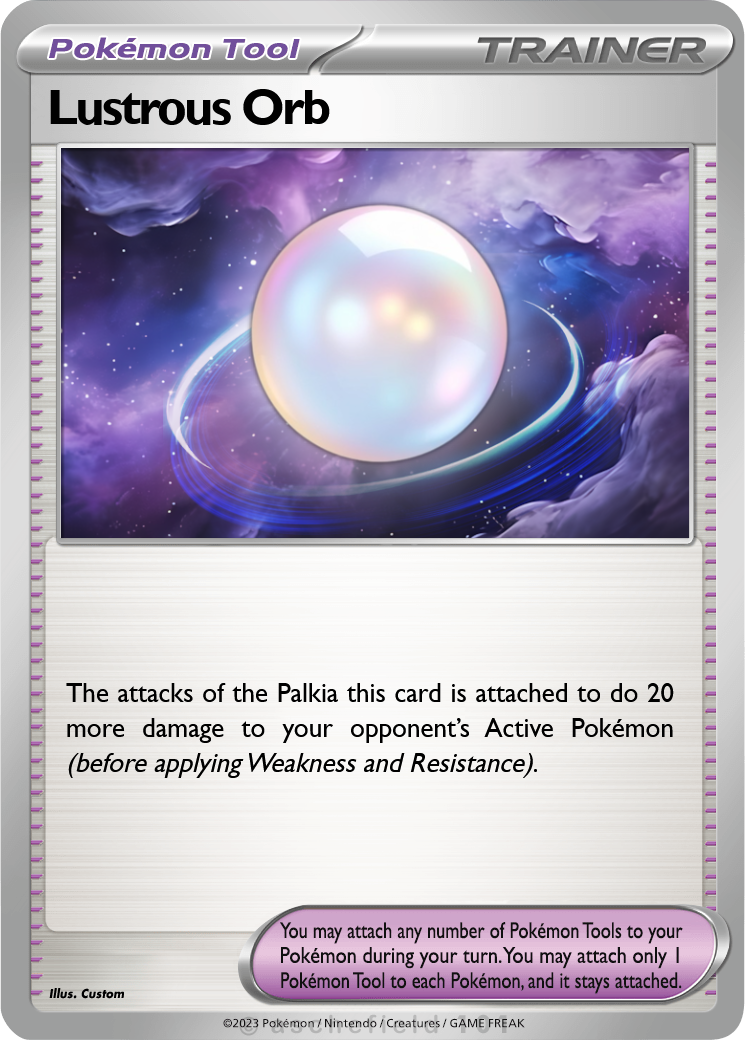 Lustrous Orb - Lignum | Pokécardmaker.net