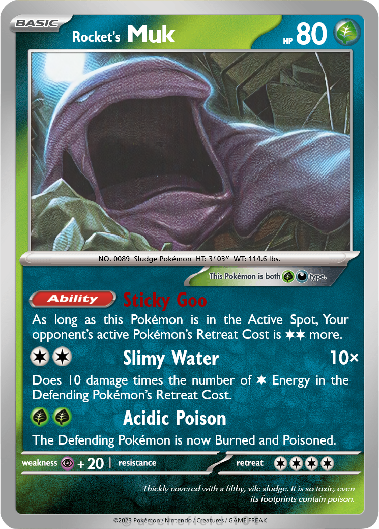 Muk - Lignum | Pokécardmaker.net