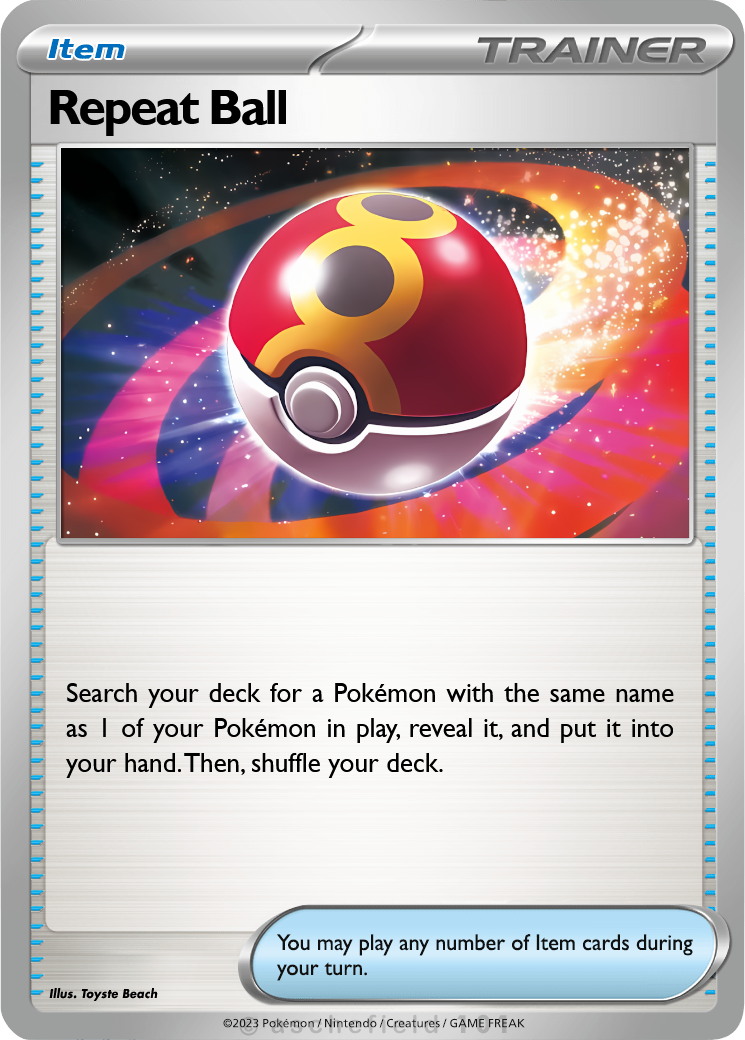 Repeat Ball - Lignum | Pokécardmaker.net